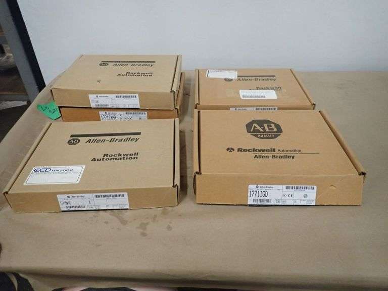 Lot of (5) AB 1771 Modules - Yellow Tag Auctions