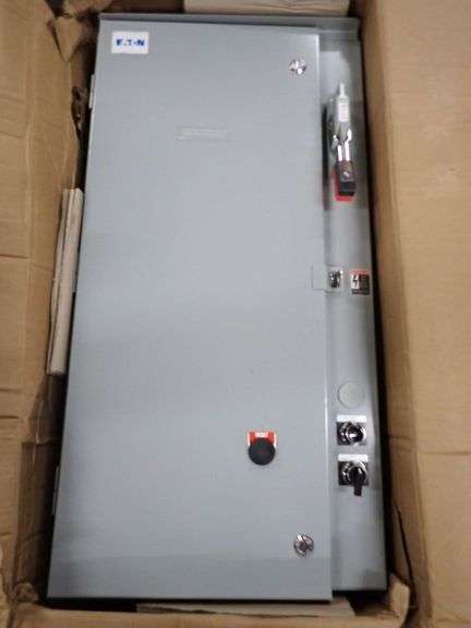 Lot of (2) Eaton Combination Pump Panels with Fused Disconnects ...