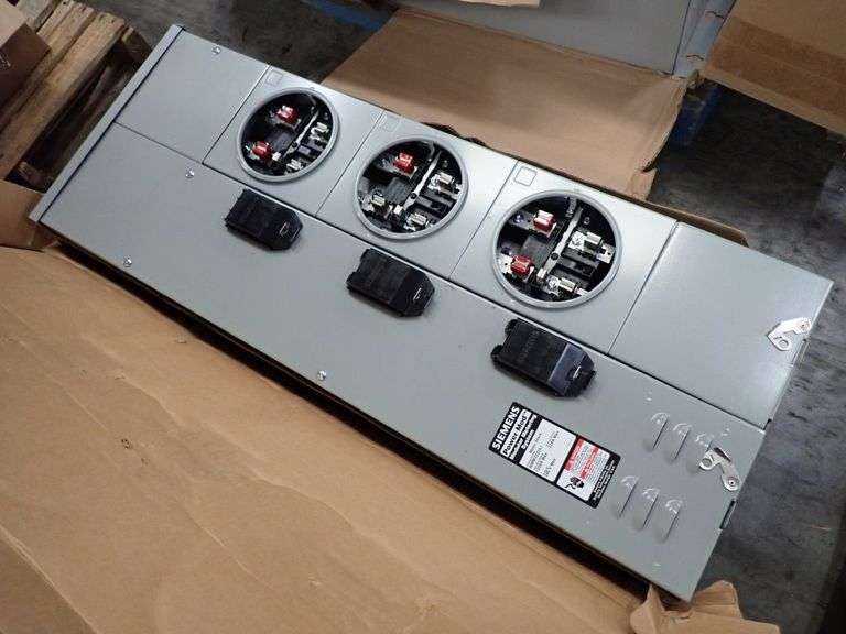 Lot of (2) Multi Meter Enclosures - Yellow Tag Auctions