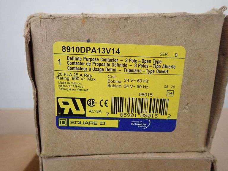 Lot of Assorted Square D Electrical Components - Yellow Tag Auctions