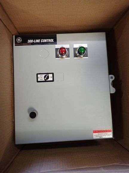 Lot of (2) GE 300-Line Control Stations - Yellow Tag Auctions