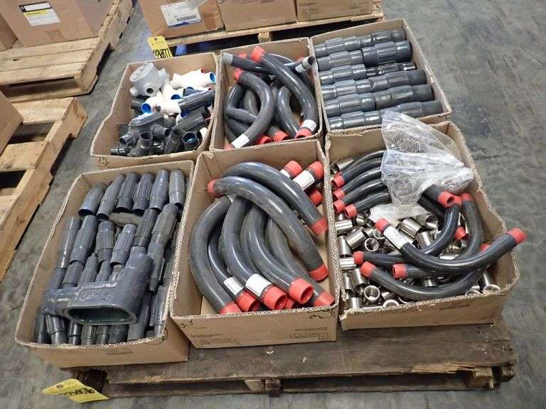Lot of Assorted Conduit Fittings - Yellow Tag Auctions