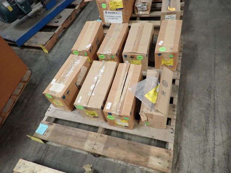 Lot of (8) Boxes of Electrical Components - Yellow Tag Auctions