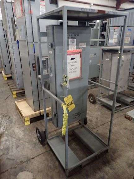 Square D Enclosure with Panelboards and Circuit Breakers - Yellow Tag ...