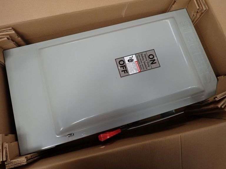 Lot of (3) Siemens 200A Safety Switches - Yellow Tag Auctions