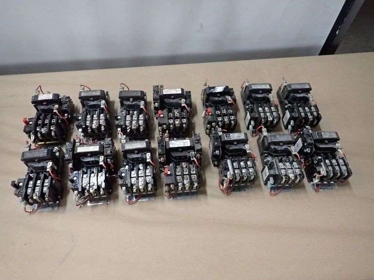 Lot of (14) Assorted GE Starters - Yellow Tag Auctions