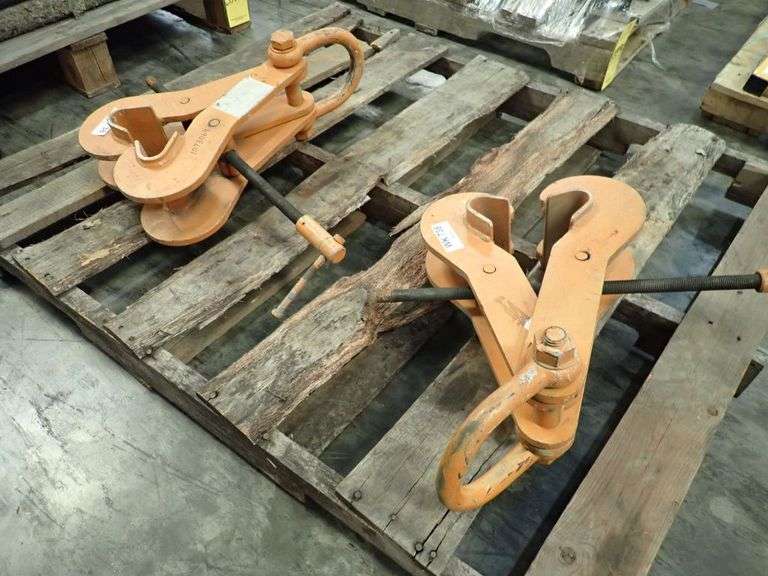 Lot of (2) Rail Lifting Clamps - Yellow Tag Auctions