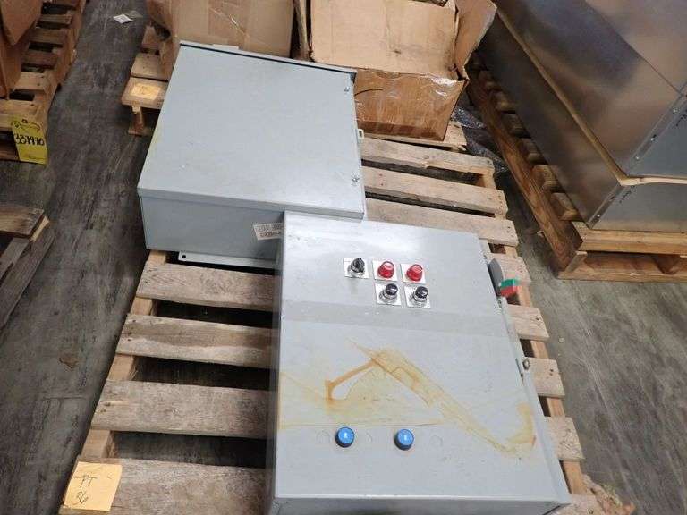 Hoffman Cutout Box and Control Panel - Yellow Tag Auctions