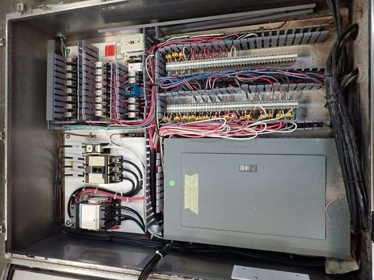 EG Control Panel with Square D Panelboard and Components - Yellow Tag ...