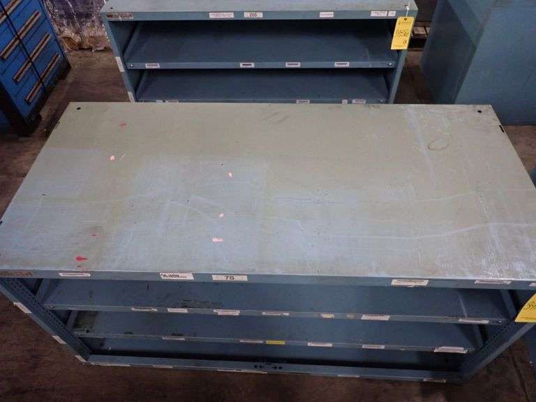 Stanley Vidmar Open Face Base Cabinet with 2-Shelves - Yellow Tag Auctions