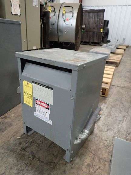 Square D 15 KVA Transformer - Yellow Tag Auctions