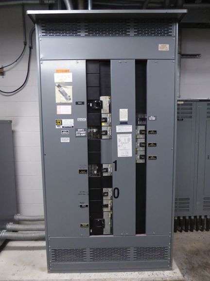 Square D 1600A Switchboard with Circuit Breakers - Yellow Tag Auctions