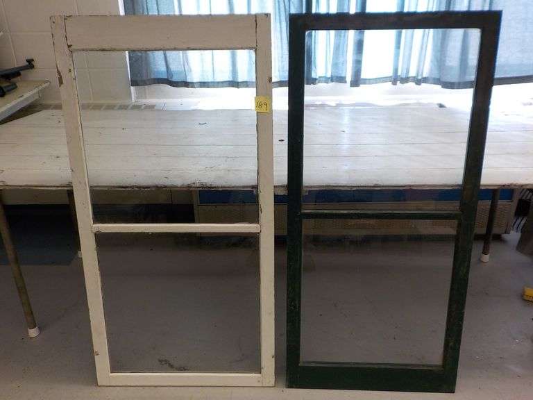TWO STORM WINDOWS - Ziemer Hilbrands Auctions