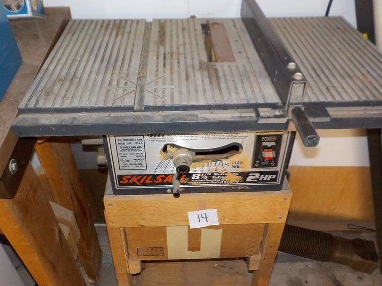 SKIL SAW & 2 HP TABLESAWS - Ziemer Hilbrands Auctions