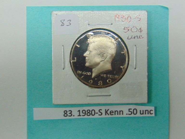 1980-S KENN .50 UNC - Ziemer Hilbrands Auctions