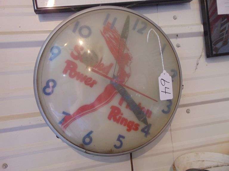 PISTON RINGS CLOCK - Ziemer Hilbrands Auctions