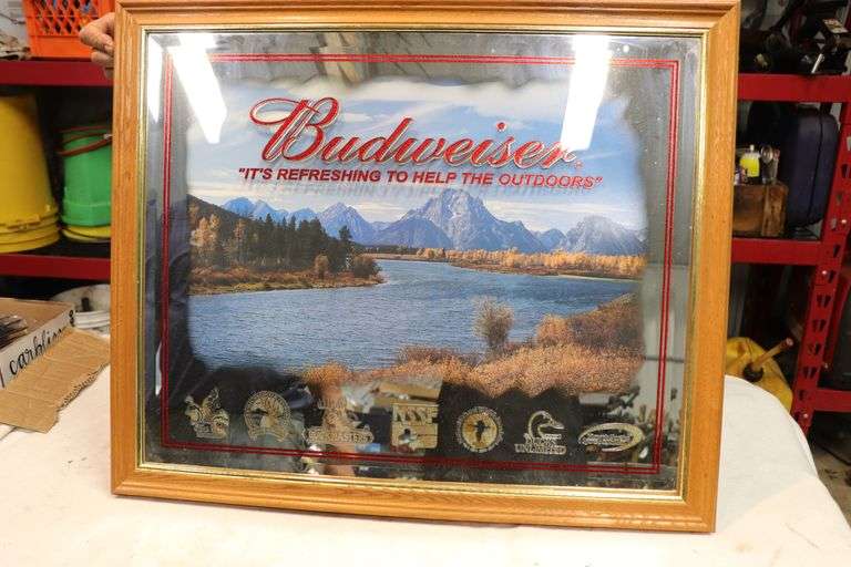 2000 BUDWEISER MIRROR - Ziemer Hilbrands Auctions