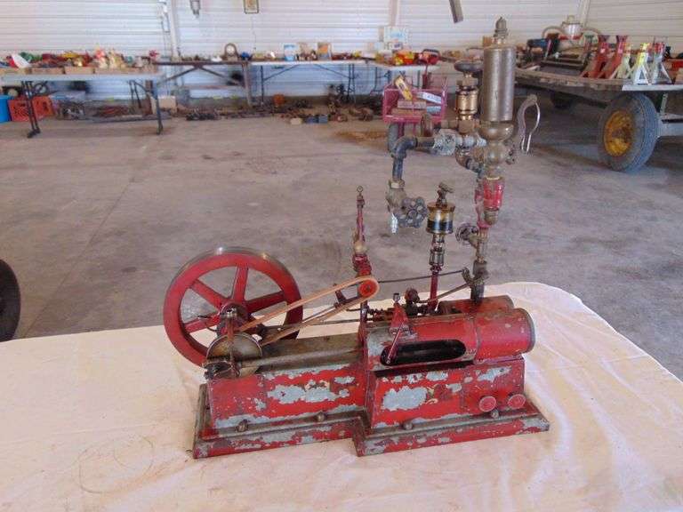 MINI STEAM ENG REPLICA 22" LONG 22" TALL - Ziemer Hilbrands Auctions