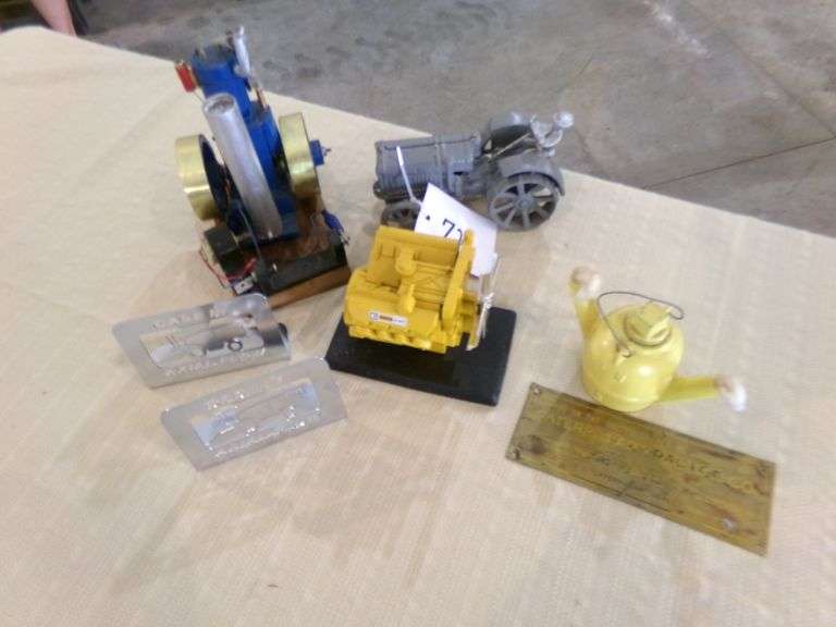 CART ENGINE, STEAM ENGINE, TRACTOR, MINI YELLOW DOG - Ziemer Hilbrands Auctions