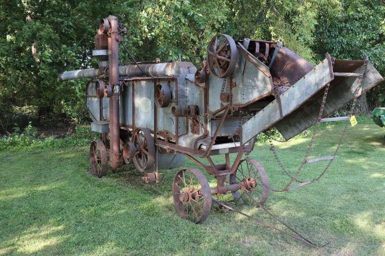 CASE 22-36 THRESHING MACHINE ON STEEL, COMPLETE WITHOUT BELTS - Ziemer ...