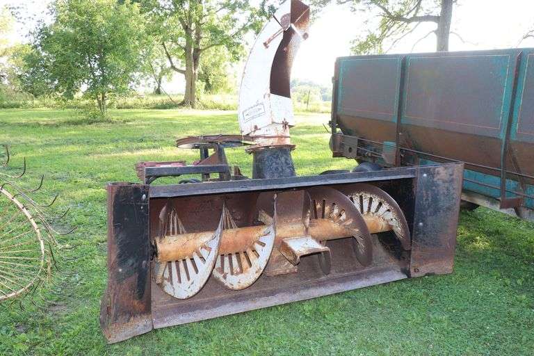 HINIKER 3PT SINGLE AUGER, SINGLE STAGE SNOWBLOWER WITH HYDRAULIC SHOOT ...