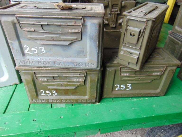 4 SMALL AMMO BOXES - Ziemer Hilbrands Auctions