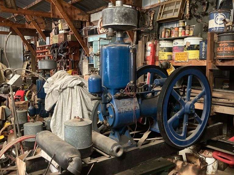 5 HP STICKNEY ENGINE ON STICKNEY TRUCK SN 10630 - Ziemer Hilbrands Auctions