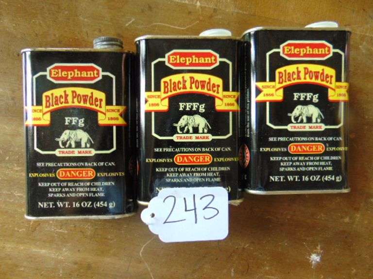 ELEPHANT BLACK POWDER FFG - Ziemer Hilbrands Auctions
