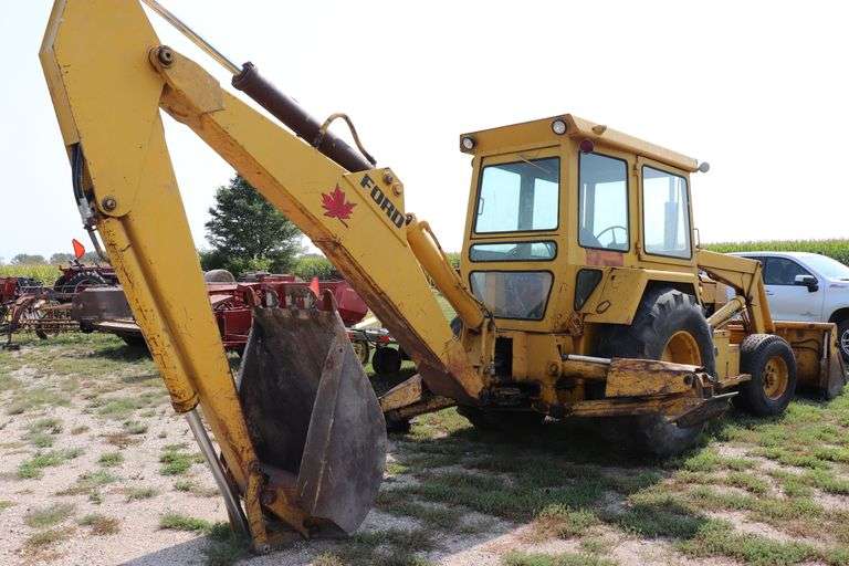 FORD MOD FF2115 BACKHOE, DIESEL ENGINE, 30IN BACKHOE BUCKET, FROST ...