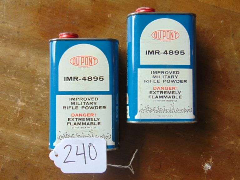 IMR 4895 RIFLE POWDER - Ziemer Hilbrands Auctions