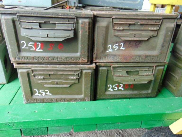 4 SMALL AMMO BOXES - Ziemer Hilbrands Auctions