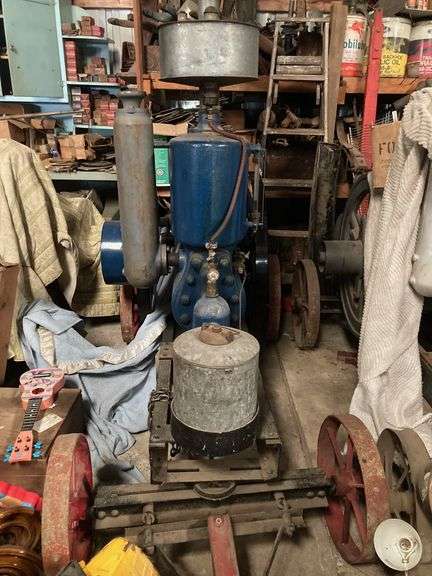 3 HP STICKNEY ENGINE ON ORIGINAL STICKNEY TRUCK - Ziemer Hilbrands Auctions