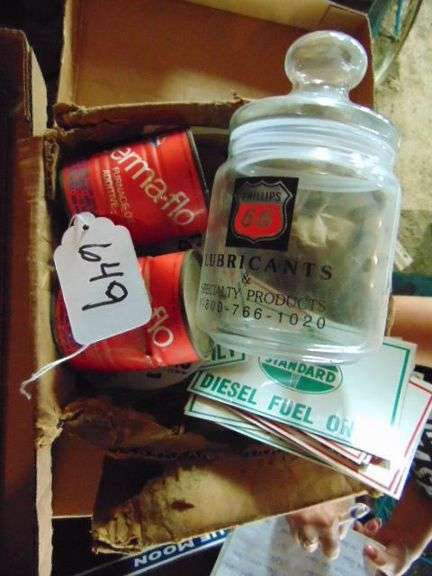 STANDARD FUEL STICKERS, 2 CANS FURNACE OIL 1966 THOMA CALENDAR - Ziemer ...