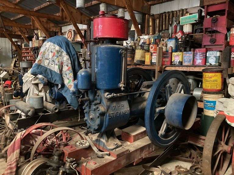 7 HP STICKNEY ENGINE ON STICKNEY TRUCK SN 70173 - Ziemer Hilbrands Auctions