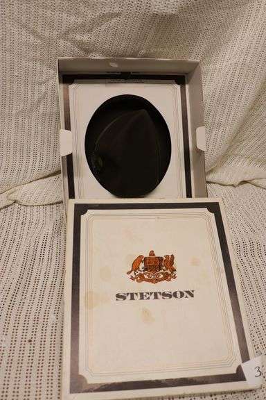 STETSON HAT & BOX - Ziemer Hilbrands Auctions