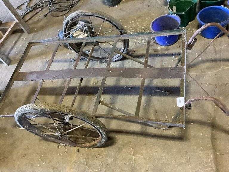 HAY CART 5 FT LONG 3.5 FT WIDE - Ziemer Hilbrands Auctions