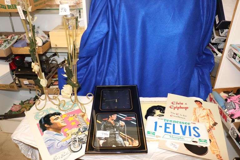 ELVIS ITEMS & CANDLESTICK HOLDERS - Ziemer Hilbrands Auctions