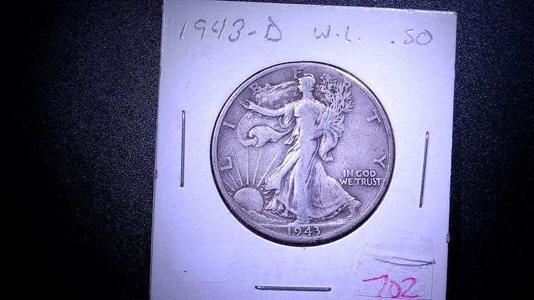 1943 D WALKING LIBERTY HALF DOLLAR - Ziemer Hilbrands Auctions