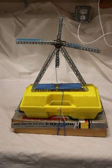 ERECTOR SET AND ERECTOR YELLOW BOX WITH POWER UNIT - Ziemer Hilbrands ...