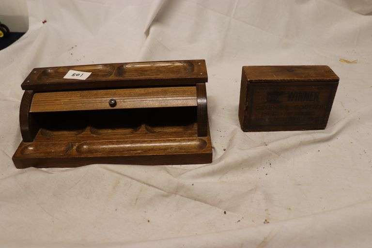 MINI ROLL TOP DECK AND WOOD BOX - Ziemer Hilbrands Auctions