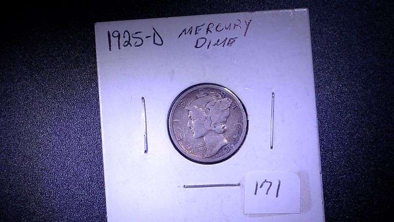 1925 D Merc 10¢ - Ziemer Hilbrands Auctions