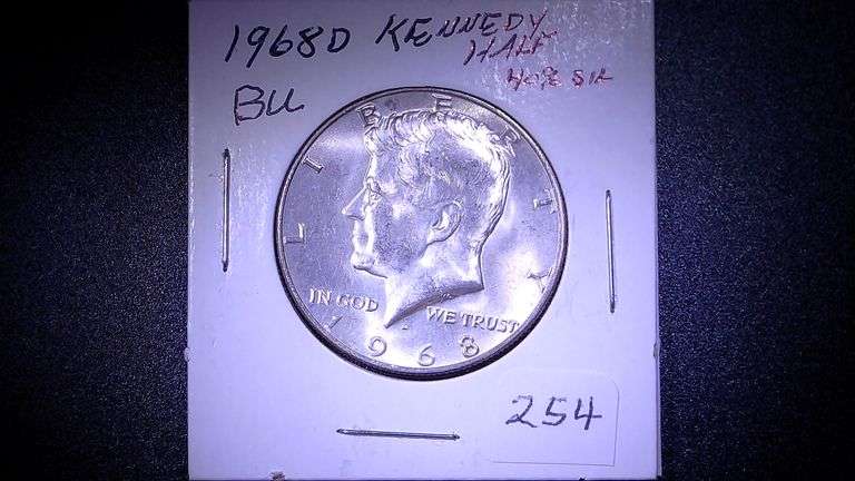 1968 D, 69 D Kenn BU 40% Silver - Ziemer Hilbrands Auctions