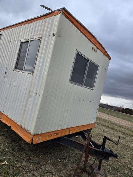 8 X 20 JOB SHACK, BUMPER PULL TYPE, NEW LONDON MN, KYLE 320-894-6995 ...
