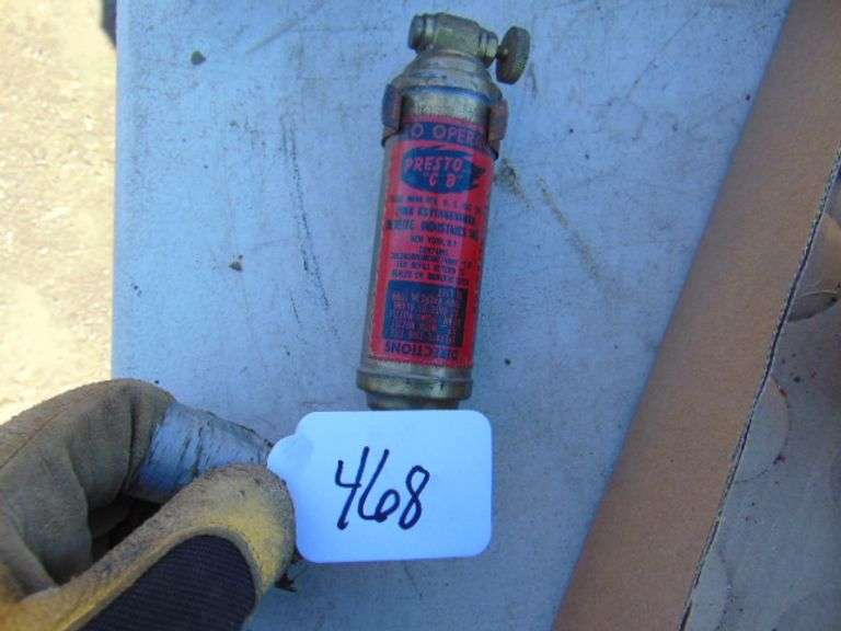 FIRE EXT 4 BRASS, 1 REG - Ziemer Hilbrands Auctions