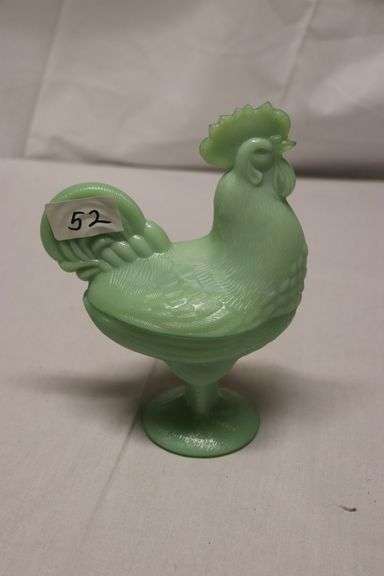 GREEN ROOSTER JADEITE - Ziemer Hilbrands Auctions
