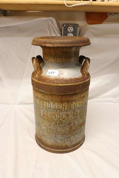 GLIDDEN CO-OP CREAM CAN - Ziemer Hilbrands Auctions