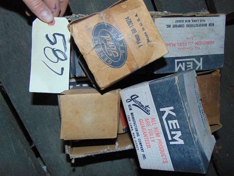 BOX FORD IGNITION PARTS, COILS, VOLTAGE REGULATOR - Ziemer Hilbrands ...