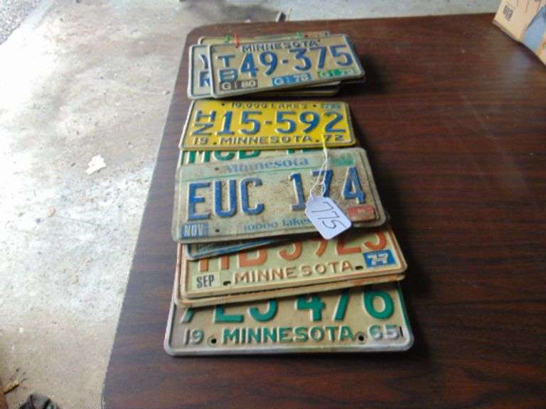 50, 60 AND 70'S LICENSE PLATES - Ziemer Hilbrands Auctions