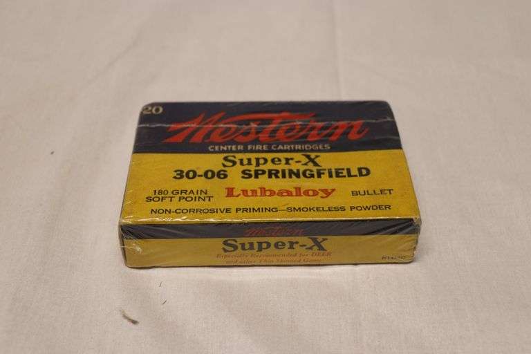 30-06 SPRINGFIELD SUPER X SHELLS - Ziemer Hilbrands Auctions