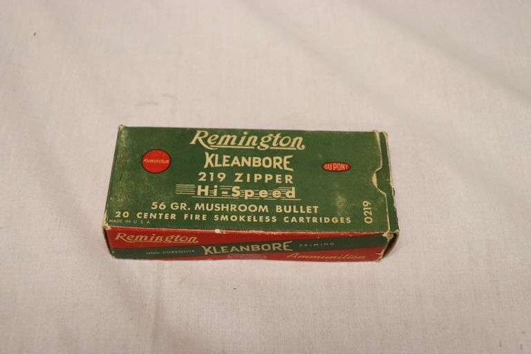 219 REMINGTON MUSHROOM BULLETS - Ziemer Hilbrands Auctions